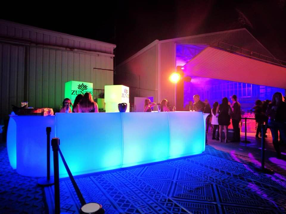 Light Up Furniture Rental – LIGHT UP – LED – GLOW Furniture Rental Florida.