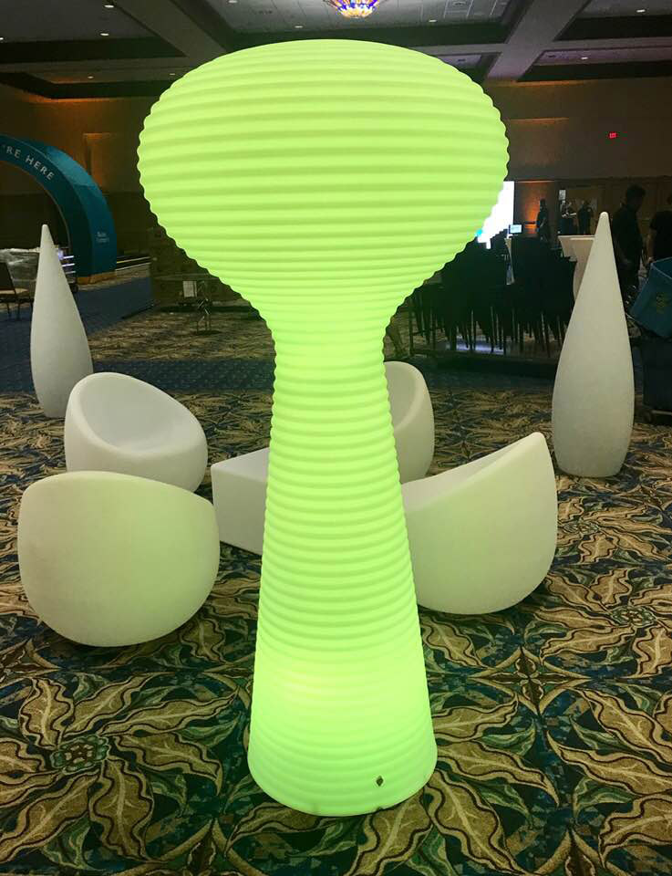 Light Up Furniture Rental – LIGHT UP – LED – GLOW Furniture Rental Florida.