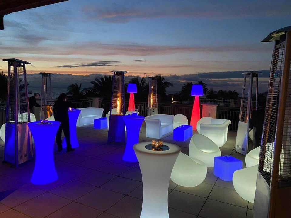 Light Up Furniture Rental – LIGHT UP – LED – GLOW Furniture Rental Florida.